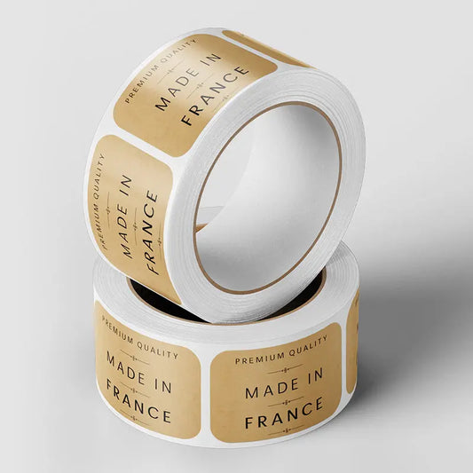 Custom Kraft Paper Roll Labels-Racetop – RACETOP