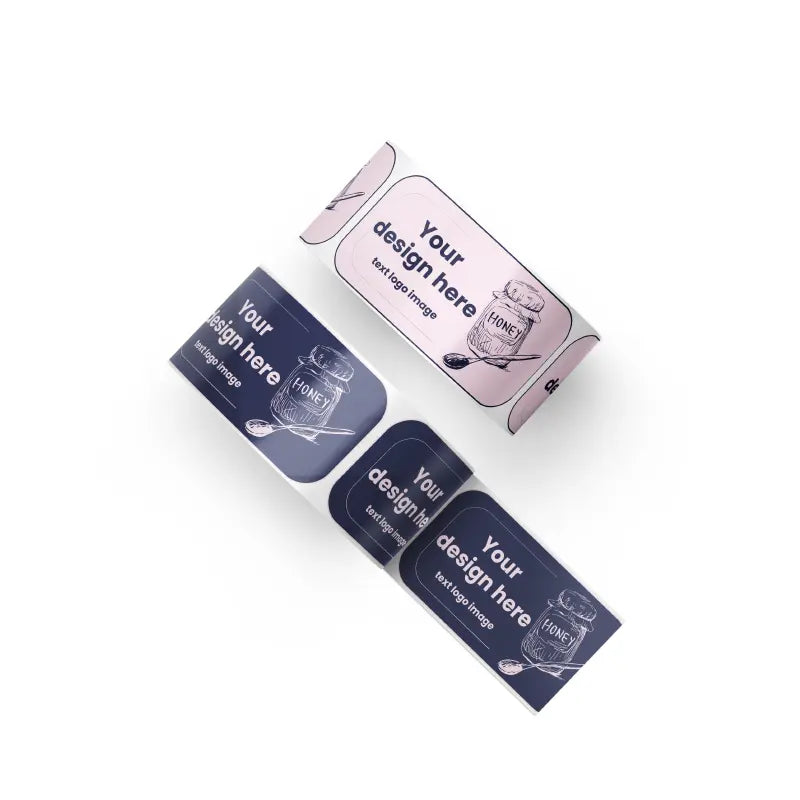 Custom Rounded Corner Rectangle Vinyl Roll Labels-Racetop – RACETOP