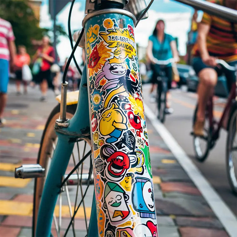 Custom bike stickers - Mudproof & Durable | Racetop Print – RACETOP