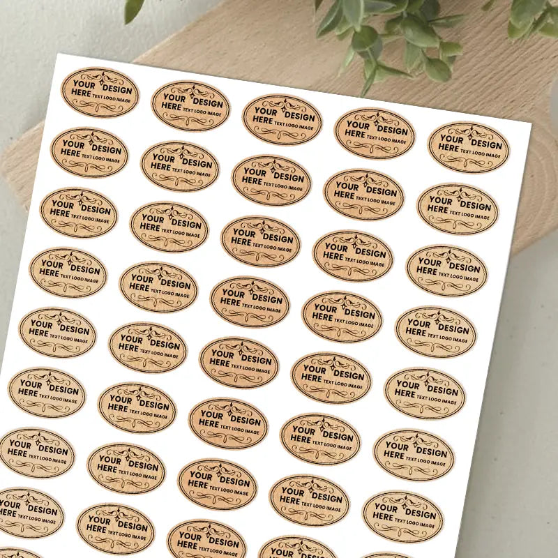 Rounded Rectangle Vinyl Roll Label - Free Shipping - Wholesale Pricing