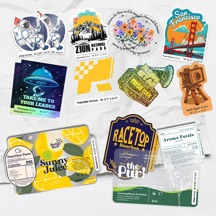 Free Sample Sticker Pack - Variety Stickers | Racetop Print – RACETOP